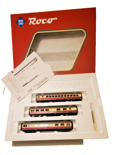 Roco HO DB TEE VT 11.5 Helvia add-on car set (Class 601) #43903 AC ...