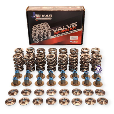Texas Speed TSP Dual Valve Spring Kit .660" Titanium - 4.8 5.3 6.0 LS1 ...