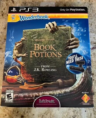Wonderbook Book of Potions Harry Potter Playstation 3 PS3 New Factory ...