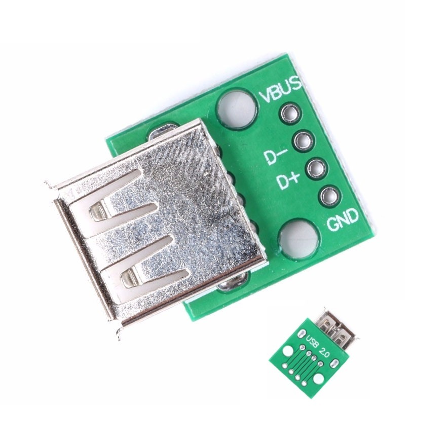 5PCS Type A Female USB To DIP 2.54MM PCB Board Adapter Converter For ...