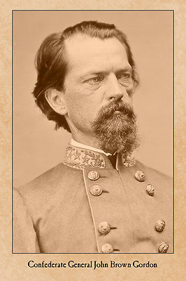 JOHN BROWN GORDON Confederate General CIVIL WAR VINTAGE PHOTOGRAPH CARD ...