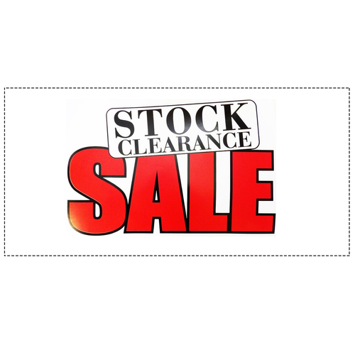 STOCK CLEARANCE SALE Poster Window Display Sign | eBay UK