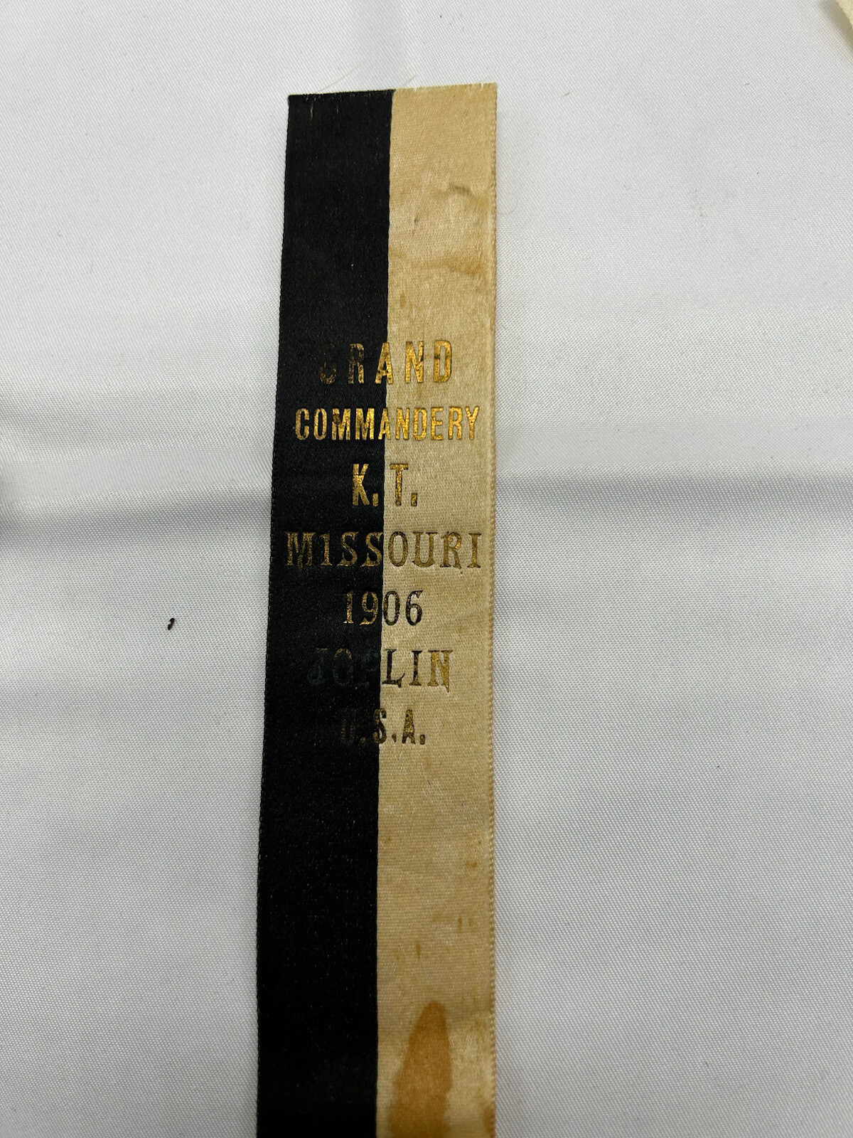 Antique MISSOURI Knights Templar, Mason & Shriners Ribbon Lot of 3 | eBay