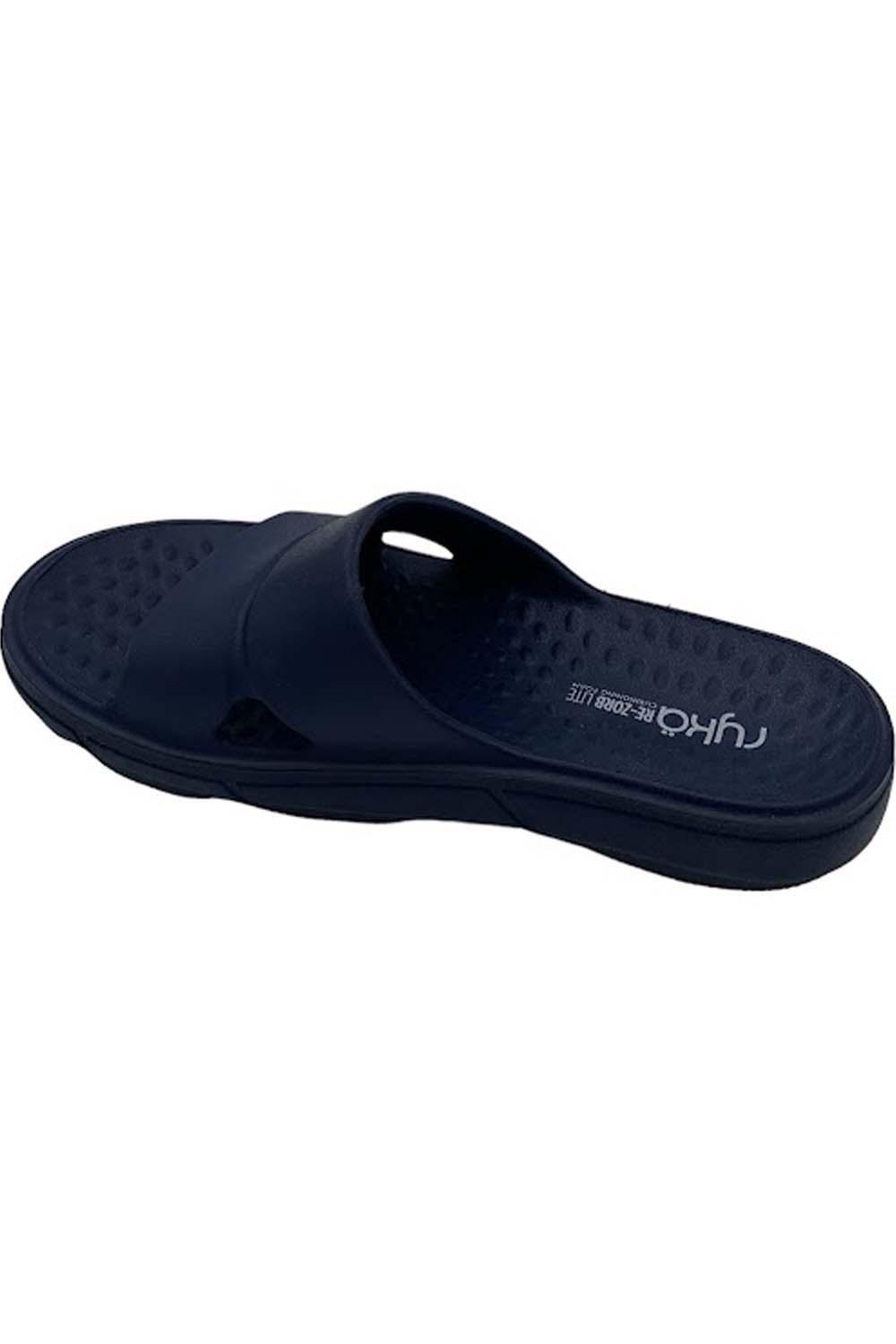 Ryka Ultimate Recovery Molded Slide Sandals Restore Slide Insig. Blue ...