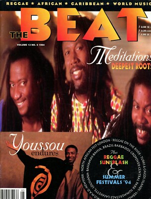 THE BEAT MAGAZINE VOL. 13 NO. 5 1994 - THE MEDITATIONS - REGGAE MUSIC ...