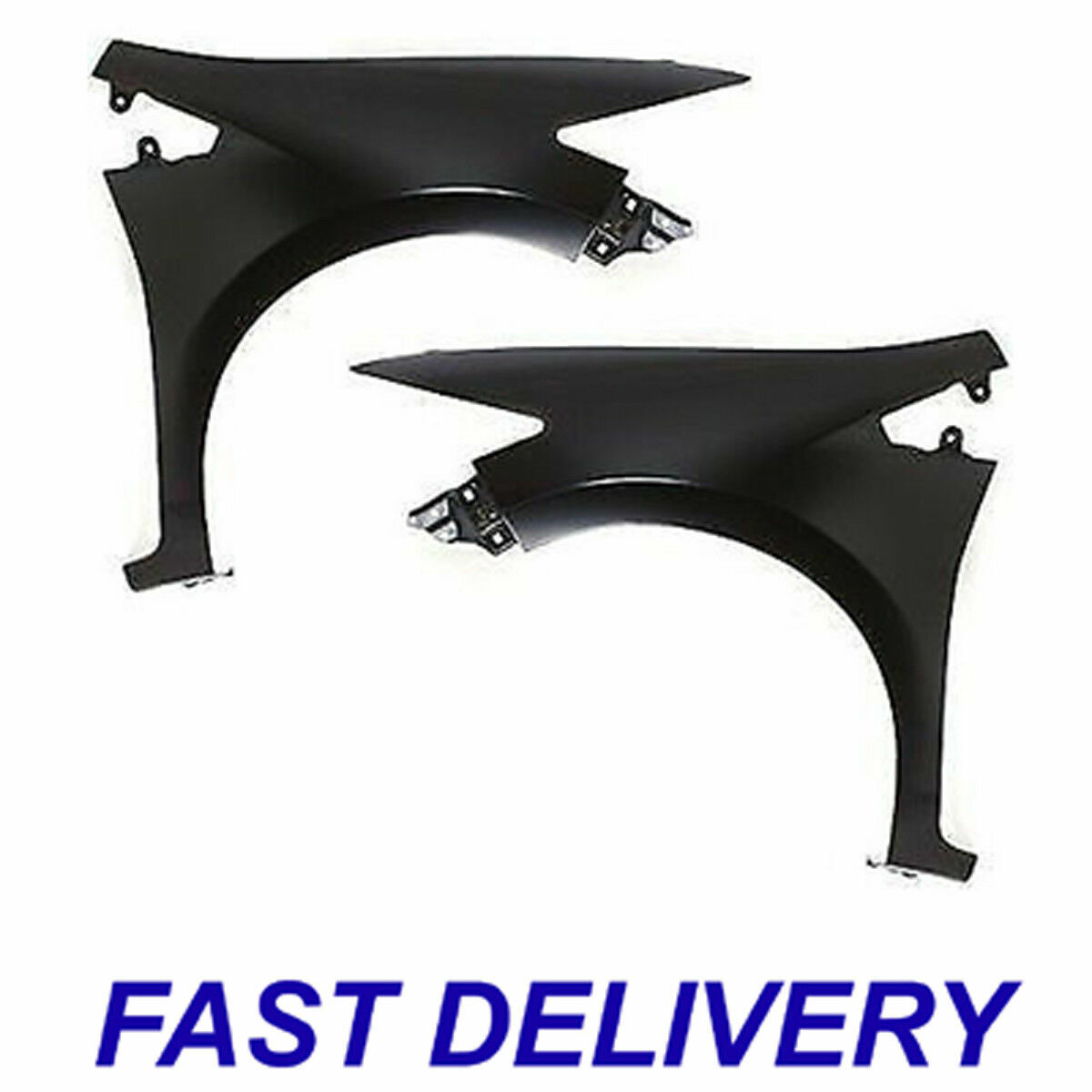 New Front Set of 2 Driver & Passenger Side Fender Fits 2010-2014 Honda ...