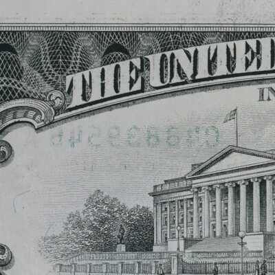 1995 $10 ERROR NOTE SERIAL NUMBER OFFSET WET INK TRANSFER REVERSE 2 ...