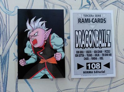 DRAGON BALL RAMI CARDS THIRD SERIES 3 EDITORIAL STANDARD N 108 MADE IN ...