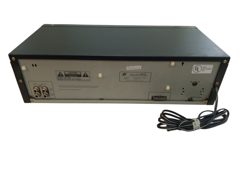 Sansui D-1000W Dolby B-C NR Stereo Dual Deck Cassette Recorder/Player ...