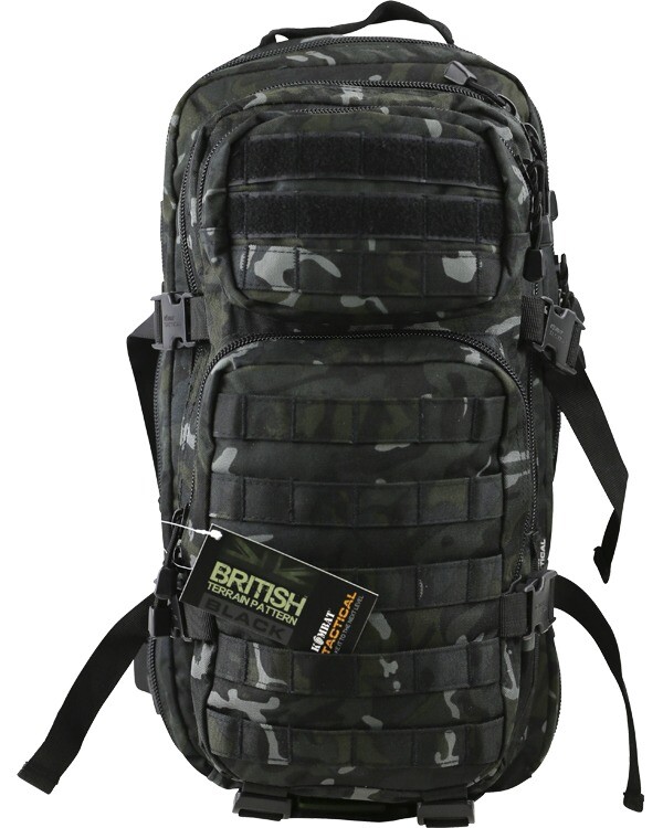 28L Molle Assault Pack Army Cadet Rucksack 3 Tier Daysack Bag MTP SAS ...
