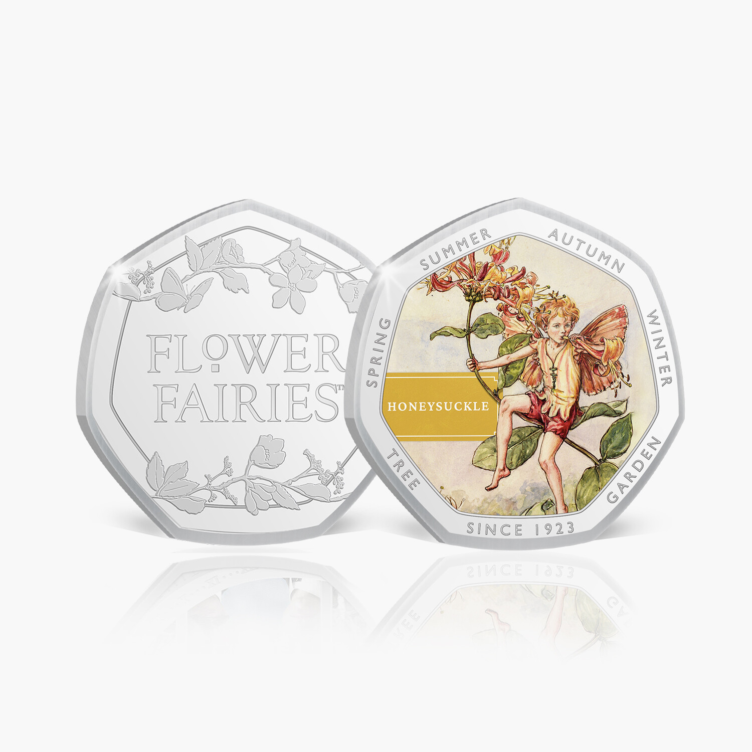 Limited Edition Flower Fairies Silver Colour Coins Summer Collector ...