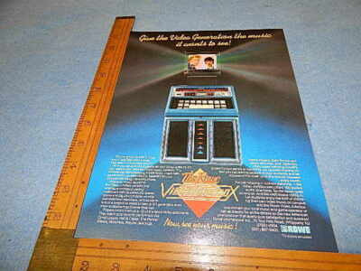 AMI / Rowe R90 Sapphire Video Jukebox Advertising Flyer | eBay