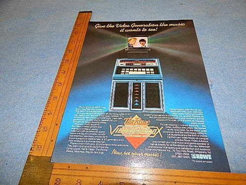AMI / Rowe R90 Sapphire Video Jukebox Advertising Flyer | eBay
