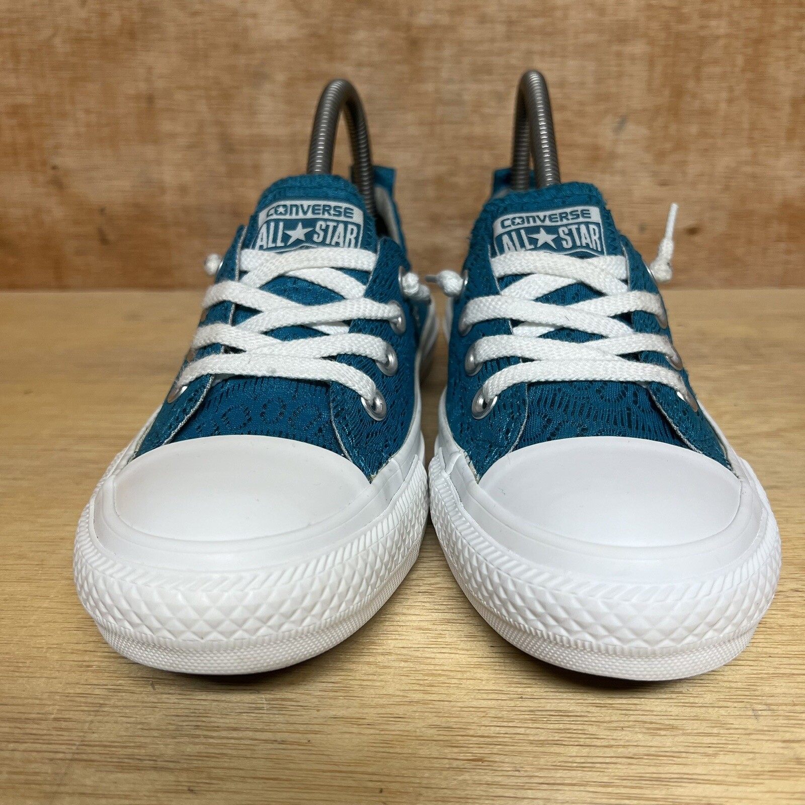 Converse Chuck Taylor Shorline Teal White Shoes Sneak… - Gem