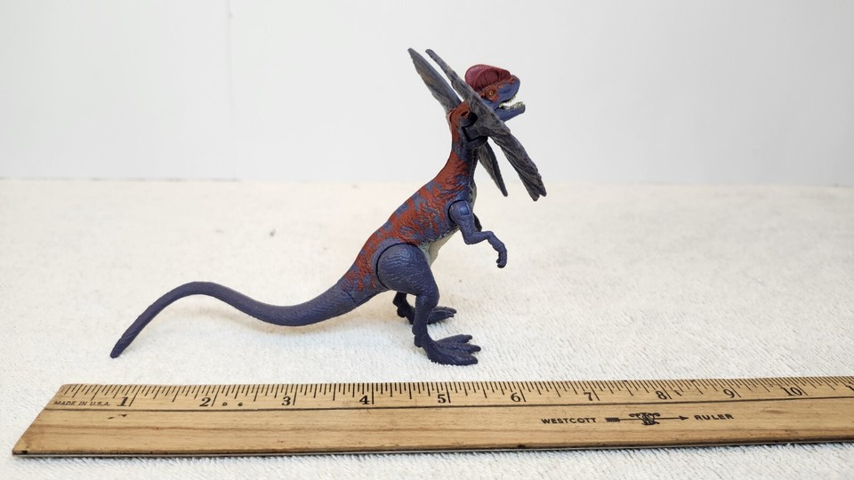 Jurassic World Dinosaur - Dilophosaurus - Spitting Savage Strike Dino ...