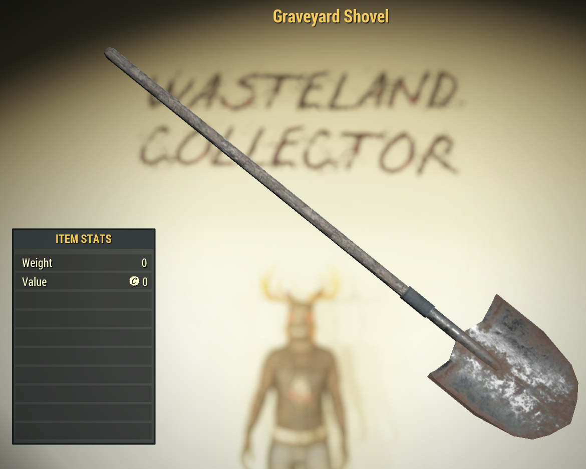 FALLOUT 76 PC Graveyard Shovel (Rare Misc) | eBay