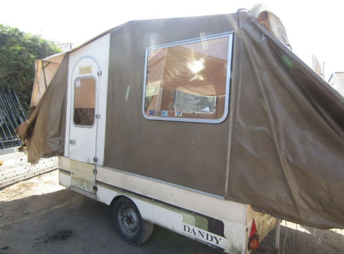DANDY EARLY 80'S VINTAGE TRAILER TENT PROJECT | eBay UK