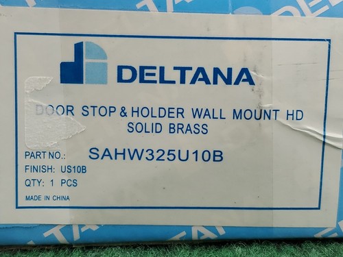 Deltana Door Stop & Holder Wall Mount HD Solid Brass Stopper Bumper | eBay