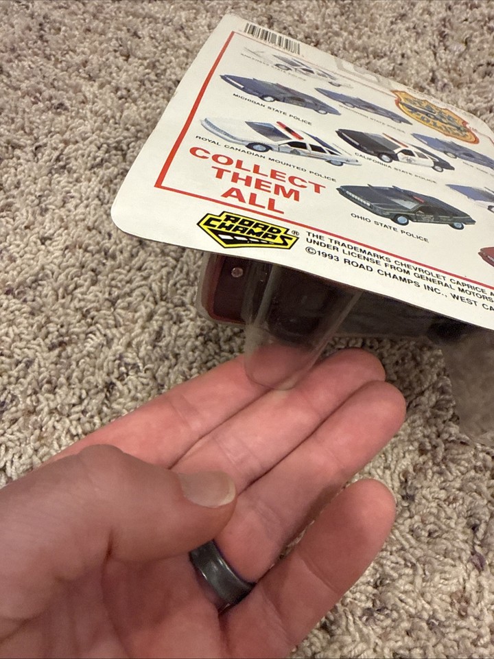 1993 Road Champs Minnesota State Patrol Car State Trooper 1:43 Dark Red ...