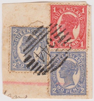 (Po273) AUS 1897 QLD 3 Stamps Post No.544 4R RRRR Cancel (FS10) | eBay ...