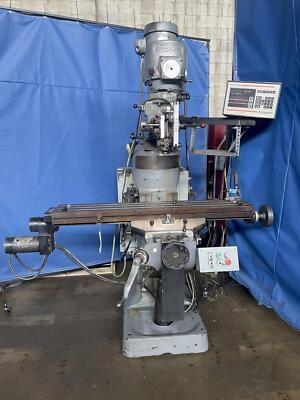 Bridgeport Series 1-J CNC Vertical Knee Mill, EZ Trak 2-Axis, 9" x 48 ...