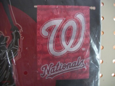 Washington Nationals Curly W 2 Sided Team Flag!! 29" X 43". New and ...