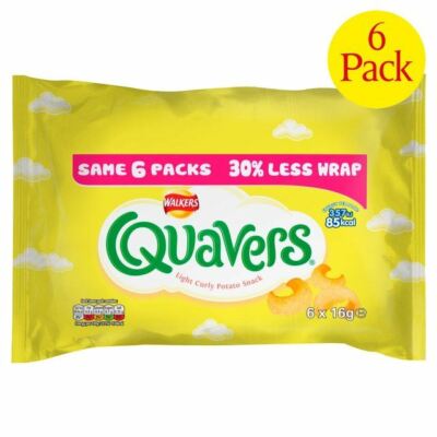 Walkers Cheese Quavers Snacks 16.5g x - 6 per pack | eBay