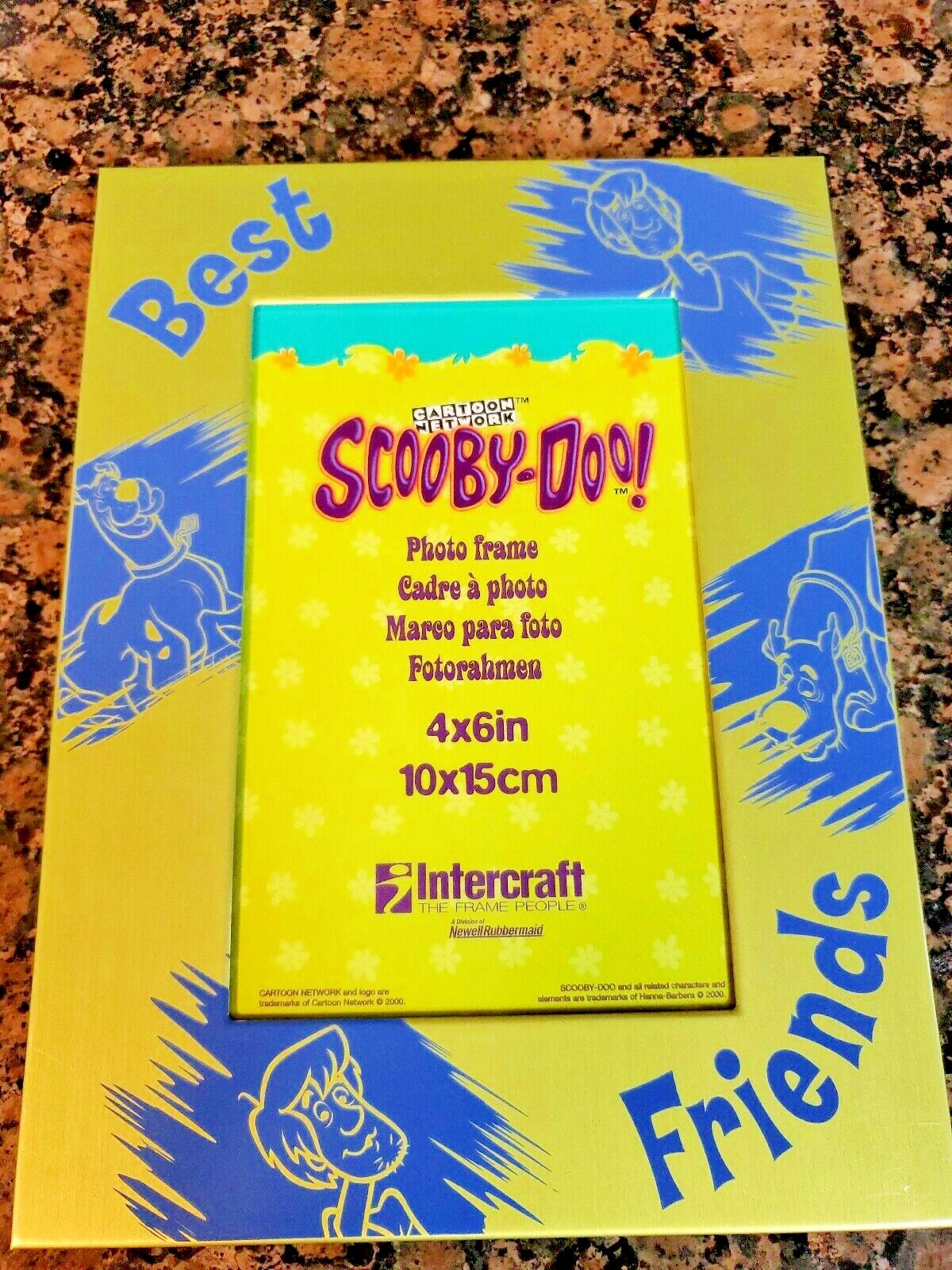 Scooby Doo picture frame Holds 4X6" Photo NEW vtg. 2000 | eBay