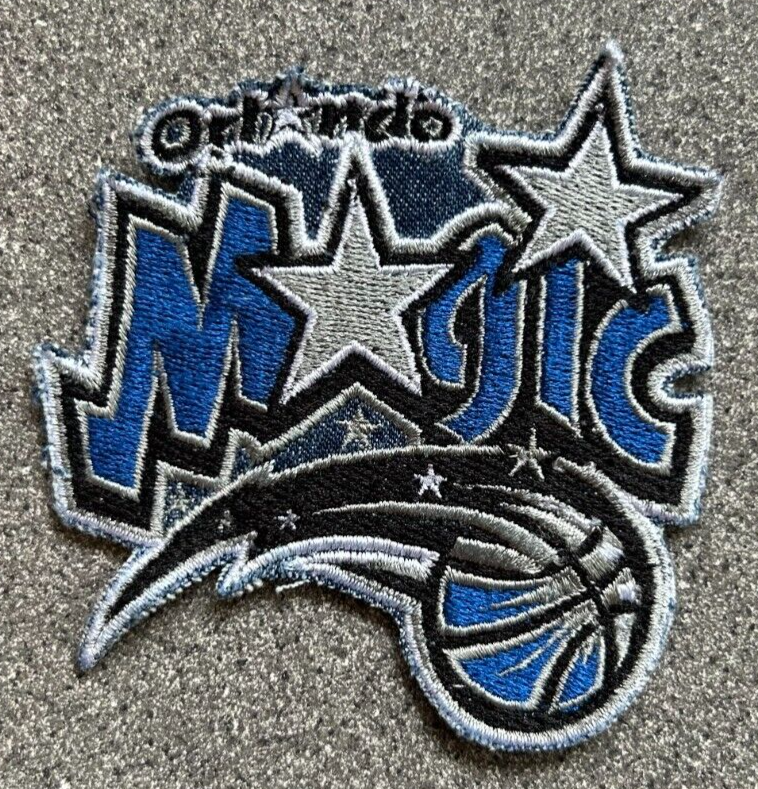 2003 ORLANDO MAGIC NBA BASKETBALL VINTAGE 3.75" DENIM TEAM LOGO PATCH ...