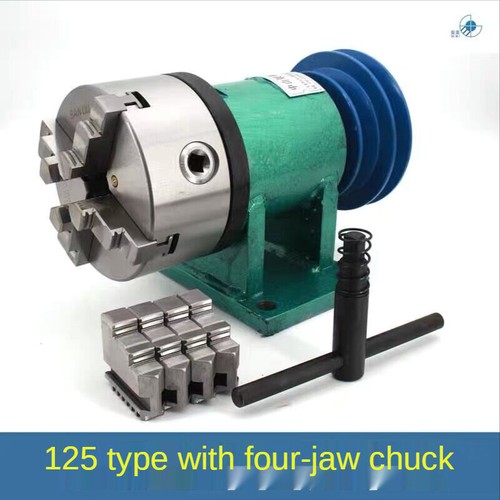 125 Type Lathe Spindle Assembly with Flange Connection Plate Transition ...