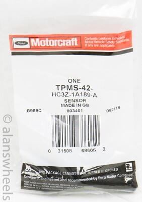 1 pcs New Ford Motorcraft TPMS Tire Pressure Monitor Sensor TPMS42 HC3Z ...