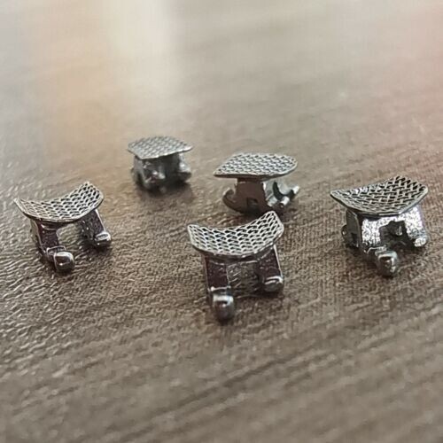50Set Dental Orthodontic Metal Brackets Braces Mini Roth.022 Hooks 345 ...