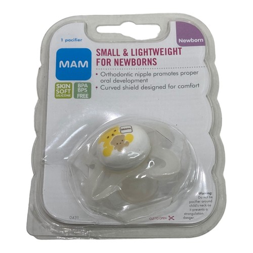 🐞 MAM Newborn Pacifiers Skin Soft Orthodontic Silicone Nipple - BPA ...