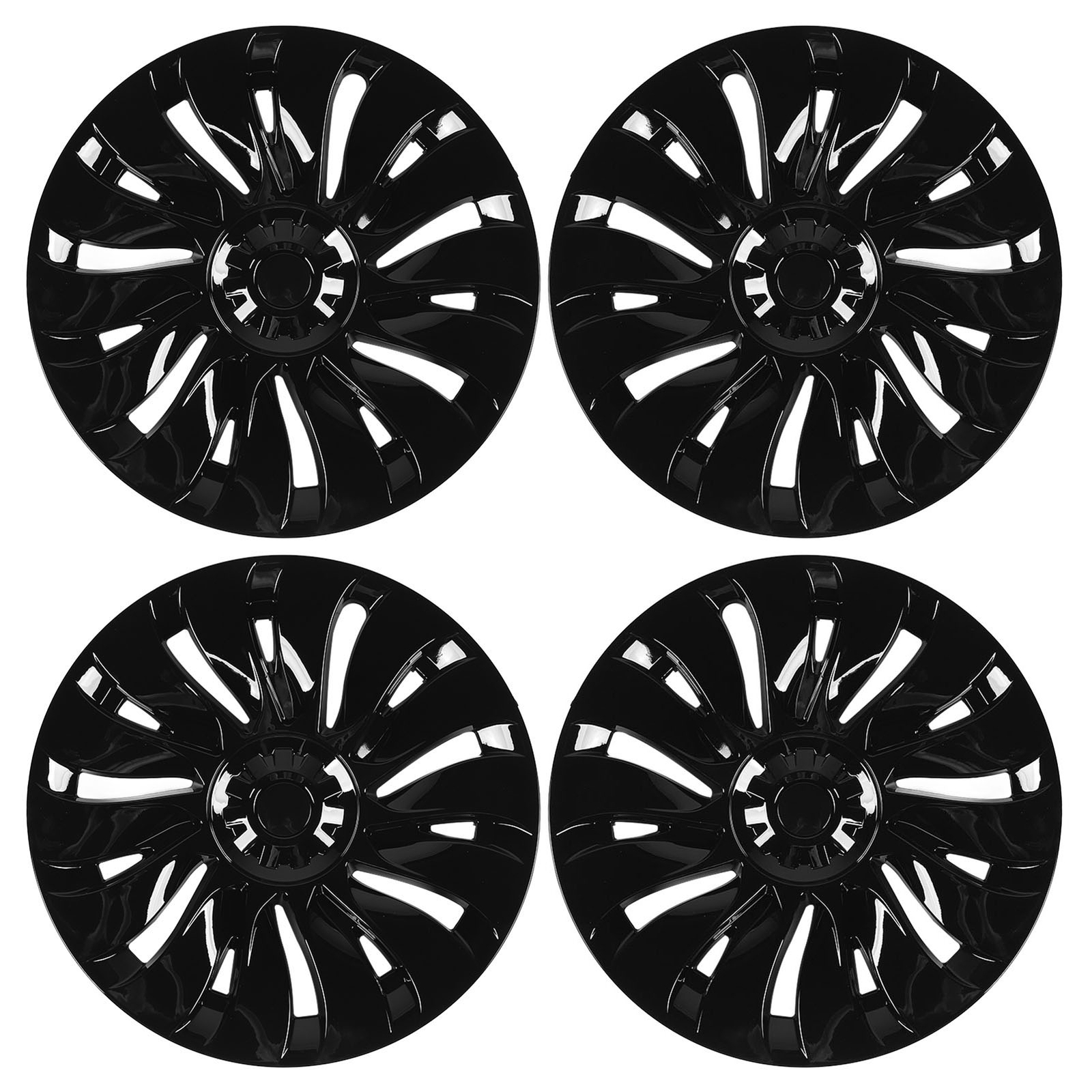 XXL 4PCS 19in Wheel Hub Cap Symmetrical Style Cool Sporty Replacement ...