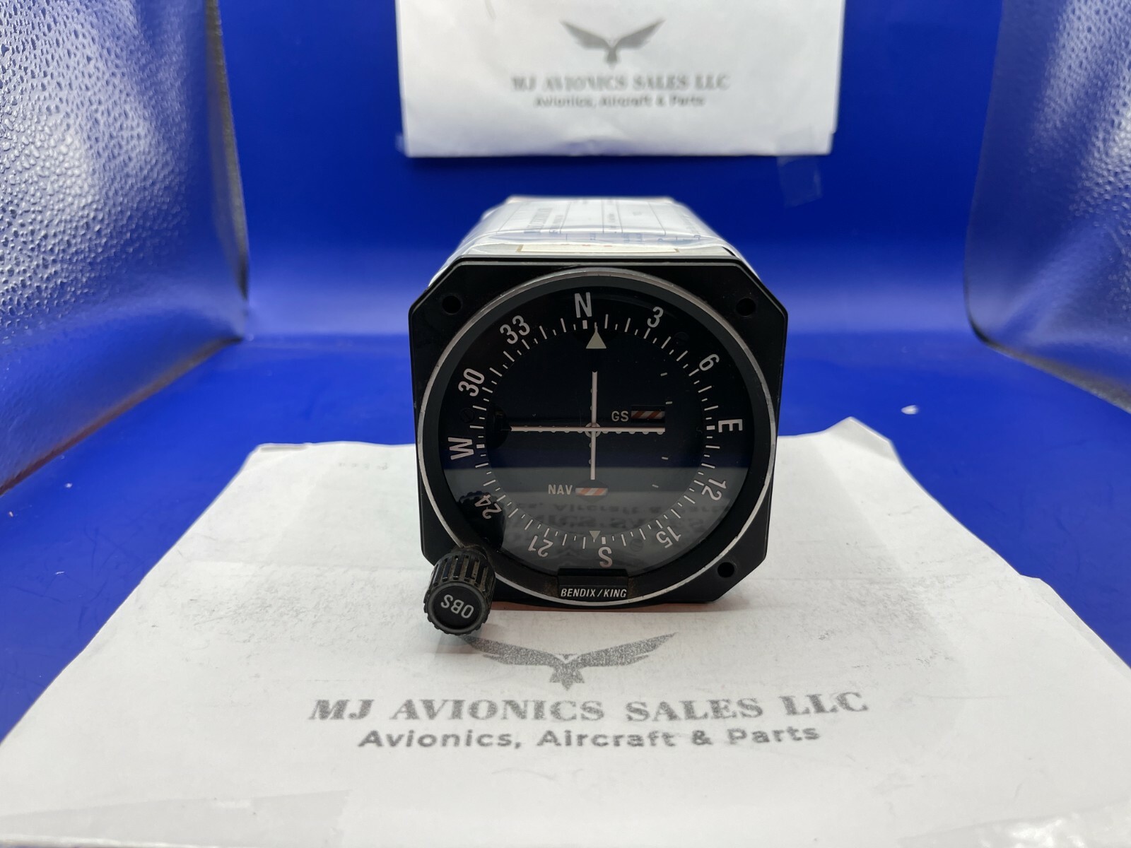 KING KI-209 VOR/LOC/ CONVERTER & GLIDE/SLOPE INDICATOR WITH FRESH FAA ...