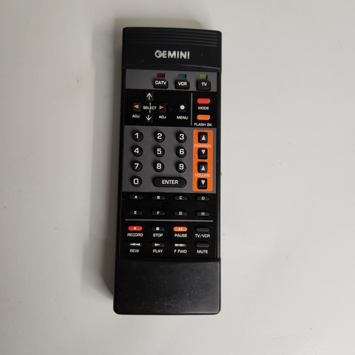 Gemini Easy 3 Multi-Brand Remote Control 24-3218 TV/VCR/Cable TESTED ...
