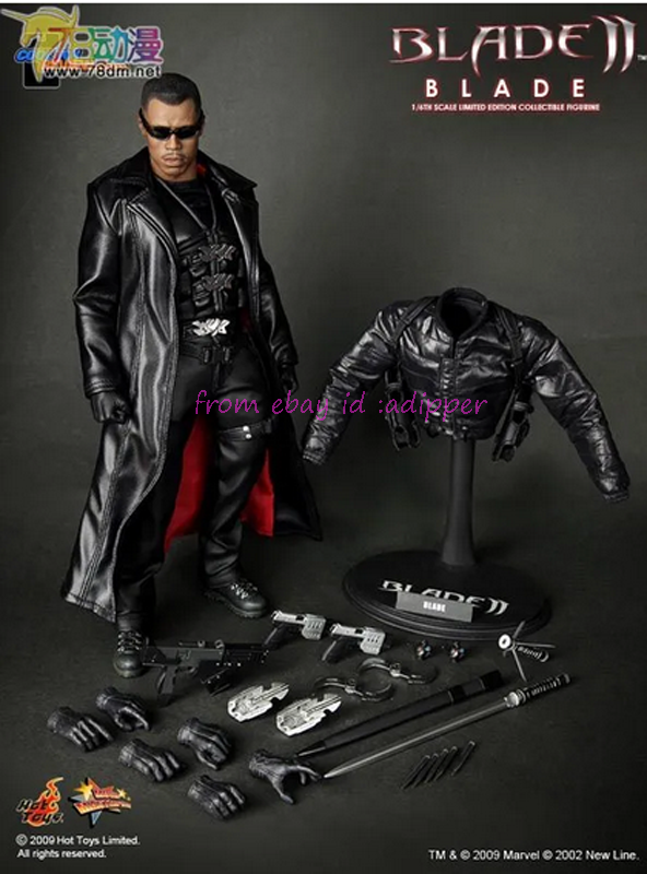 Perfect Hot Toys Mms113 1/6 Movie Masterpiece Blade Ii Blade Out Of ...