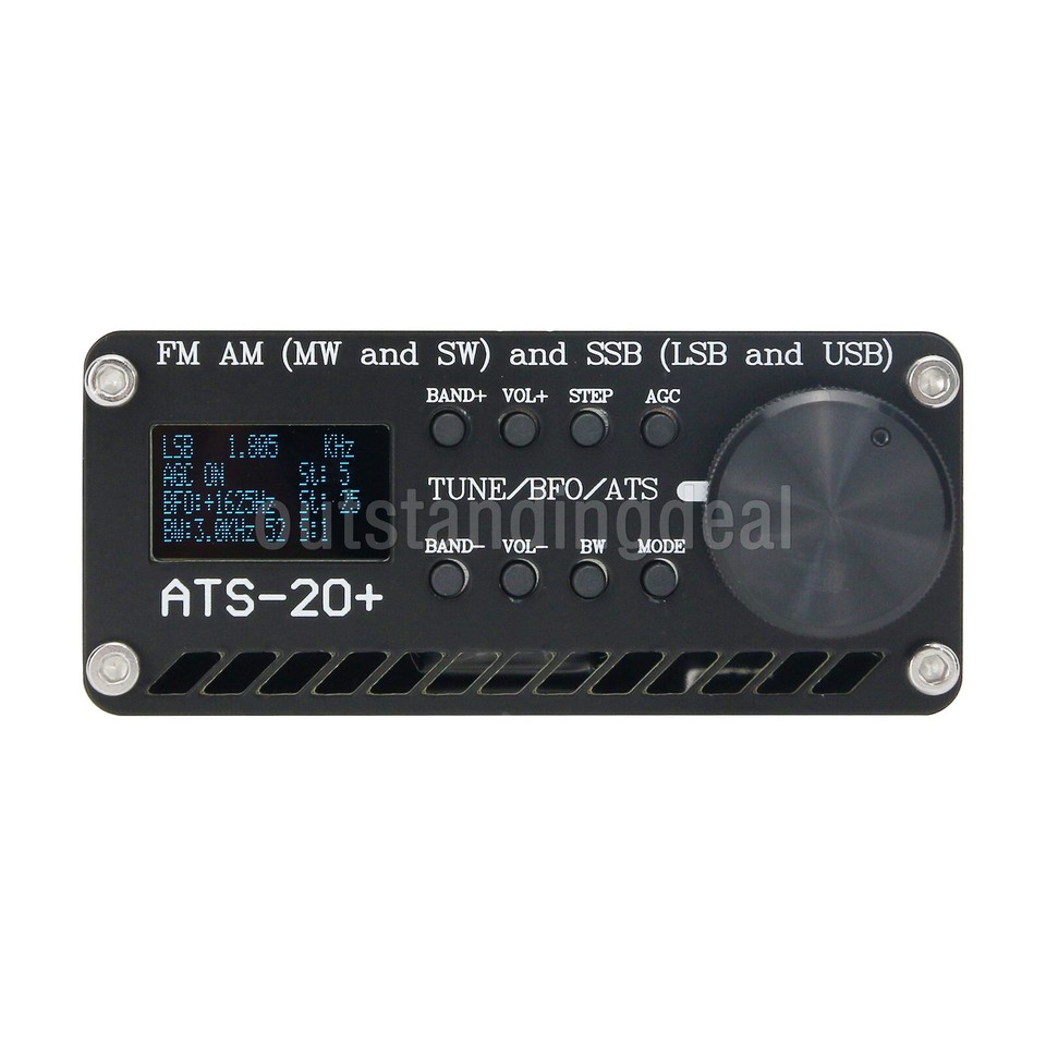 ATS-20+ Plus ATS20 V2 SI4732 Radio Receiver FM AM and SSB With 0.96 ...