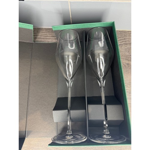 Jaume Codorniu Glass NWB Crystal Clear Champagne Stem Glass Set of 2 ...