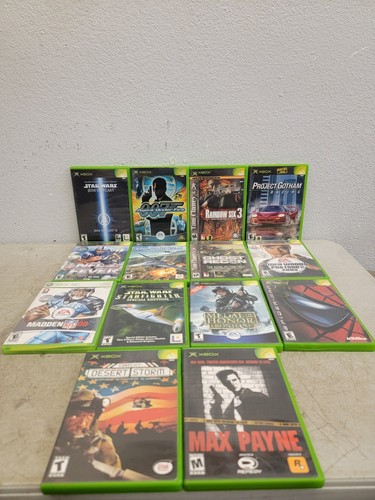 Vintage Xbox Original Game Bundle Lot of 14 Games | eBay