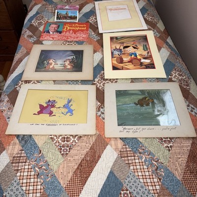 Original WALT DISNEY Celluloid drawings and other reproductions and ...