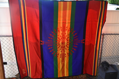 VINTAGE NWT BEAVER STATE PENDLETON SPIRIT ROBE REVERSIBLE WOOL BLANKET ...