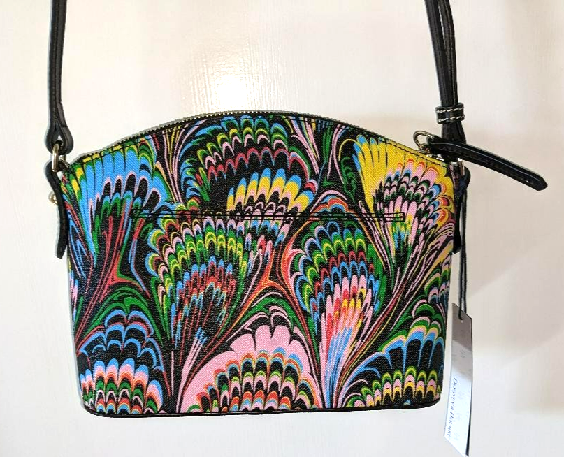 Dooney & Bourke Bright Marbled Suki Crossbody Bag Plume BPLME 1696 BLBL NWT | eBay