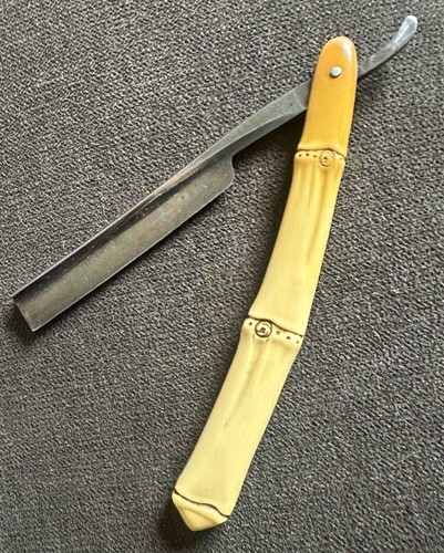 OLD VINTAGE ANTIQUE HOLLEY MFG CO LAKEVILLE CONN STRAIGHT RAZOR 1/2 ...