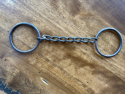 Vintage 6” Chain Snaffle Bit Horse English Western Tack | eBay