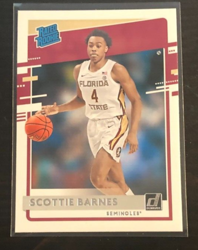 2021 Panini Chronicles Donruss Draft SCOTTIE BARNES Rated Rookie Card ...