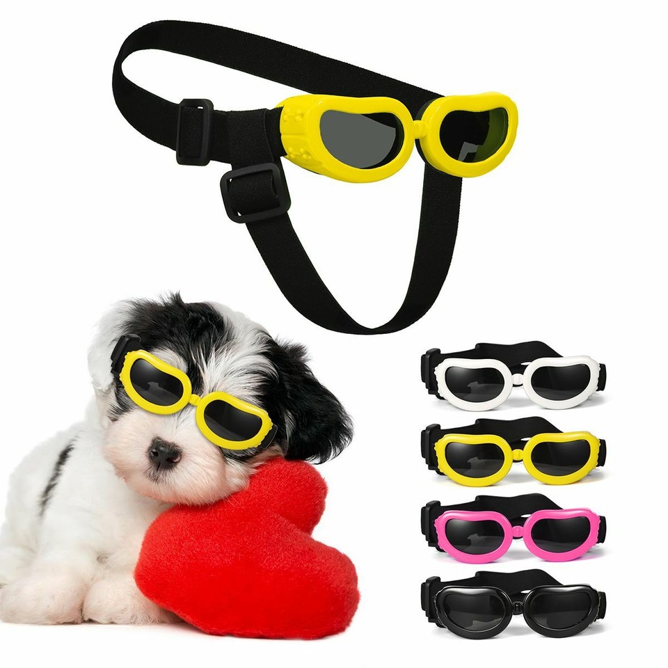 Pet Protection Small Doggles Dog Sunglasses Pet Goggles UV Sun Glasses ...