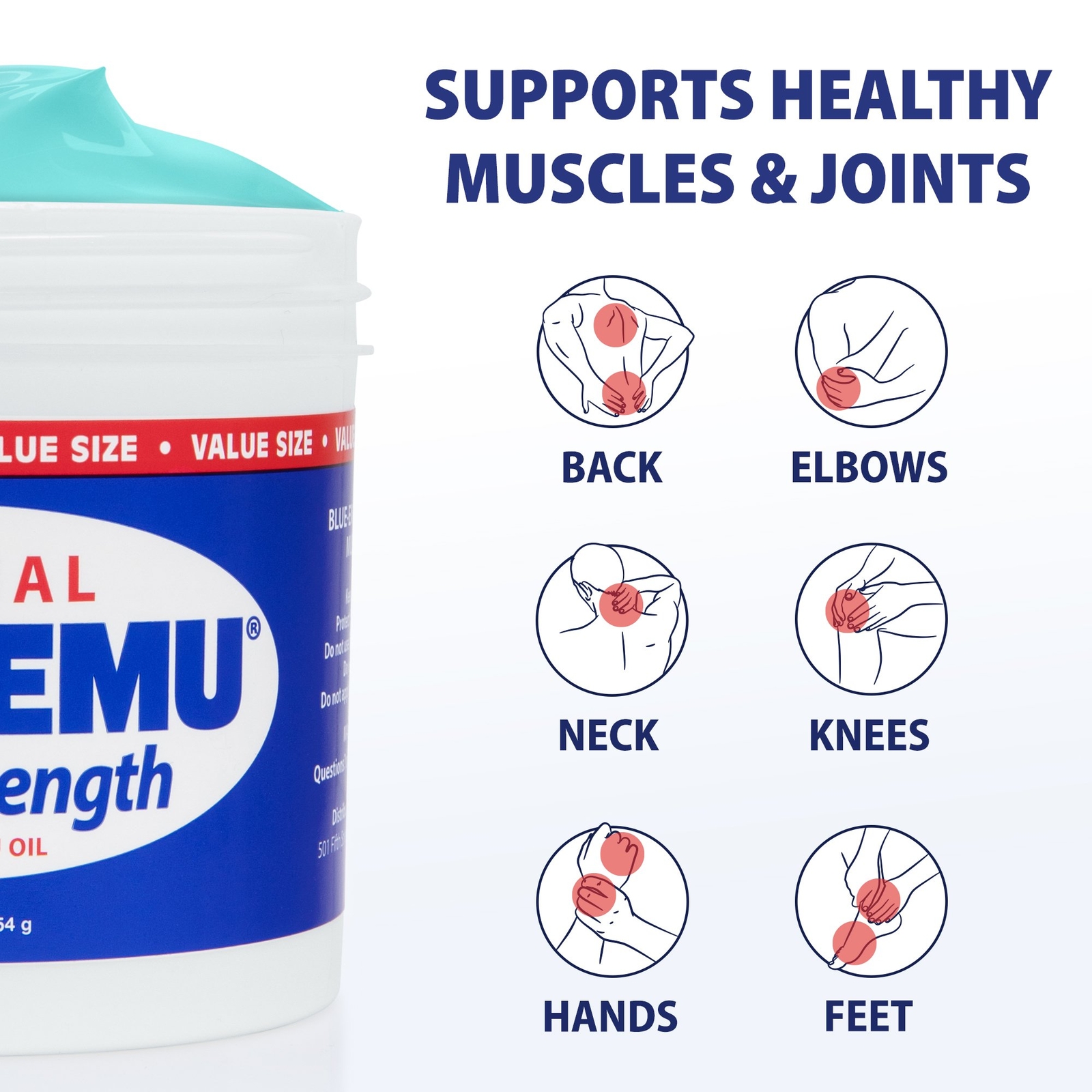Blue Emu Topical Cream Original Emu Oil Sore Muscle Fast Relief 4oz ...