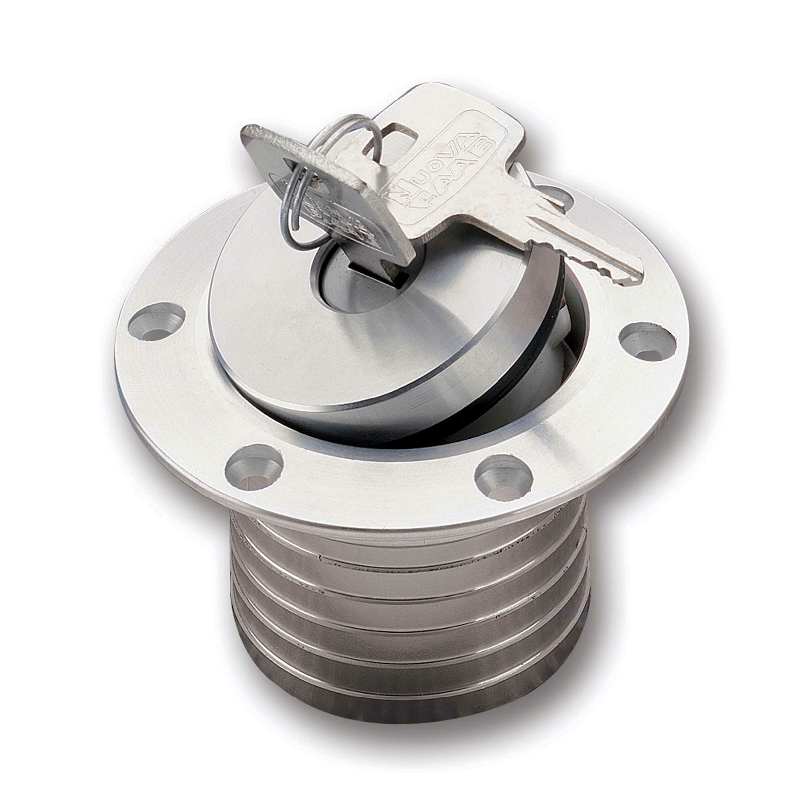 Mocal Flush Fit Lockable Fuel Cap In Polished Finish - Integral Filler ...