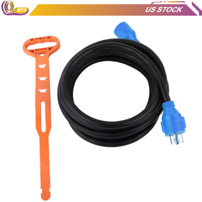 Generator Extension Cord 20 Ft 4 Prong Power Cable 10 Gauge 30 Amp ...